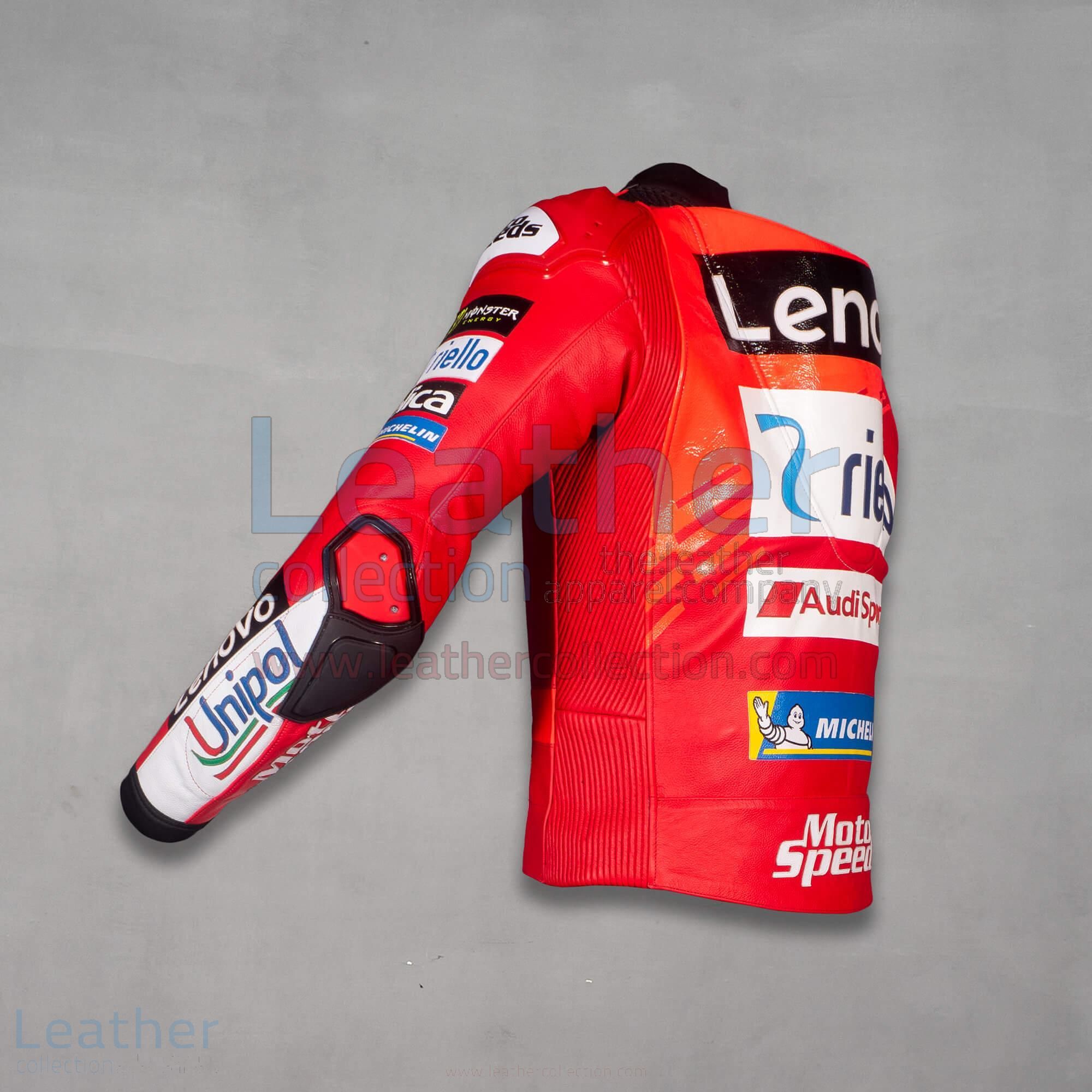 Marc Marquez red leather motorcycle jacket – MotoGP | Shop