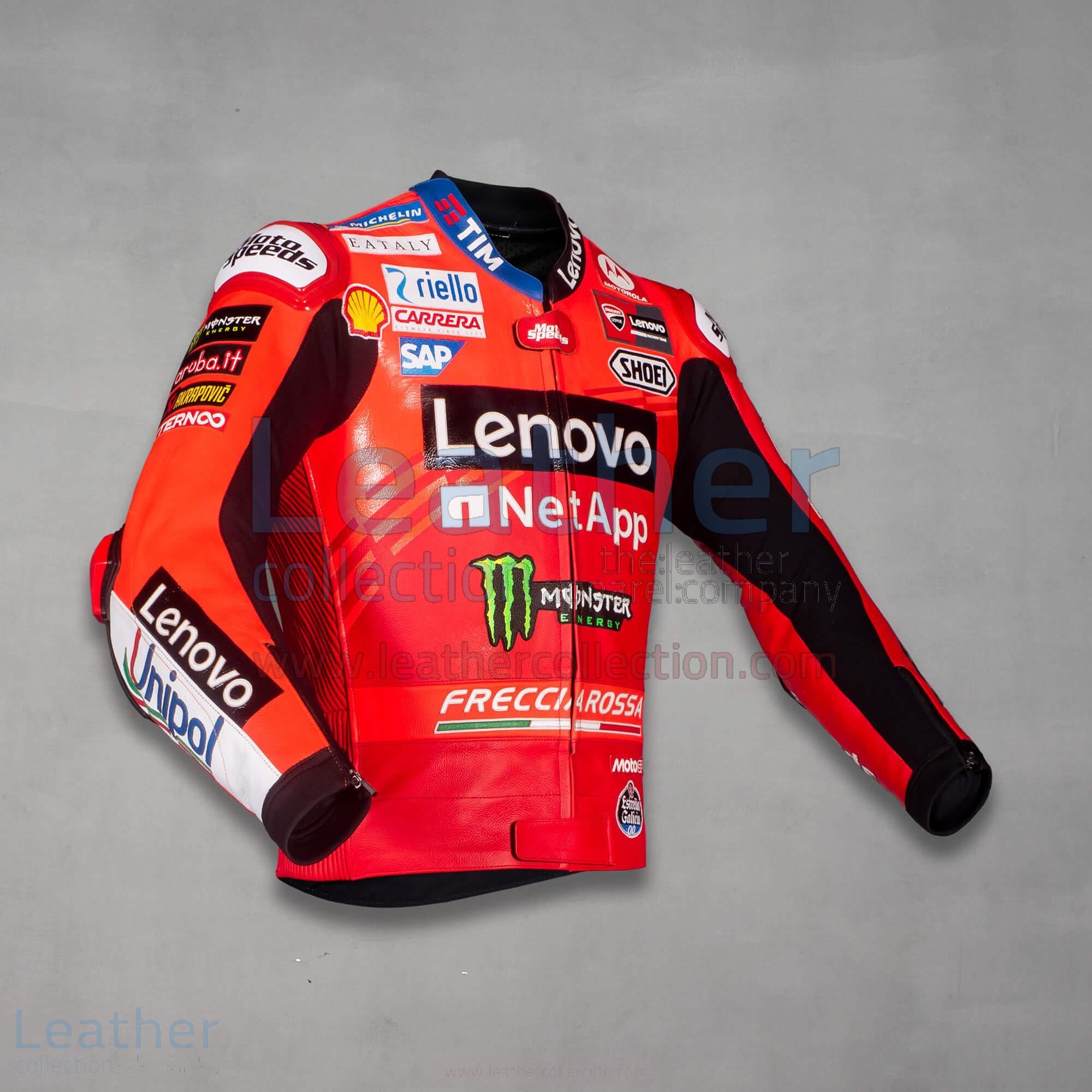 Marc Marquez red leather motorcycle jacket – MotoGP | Shop