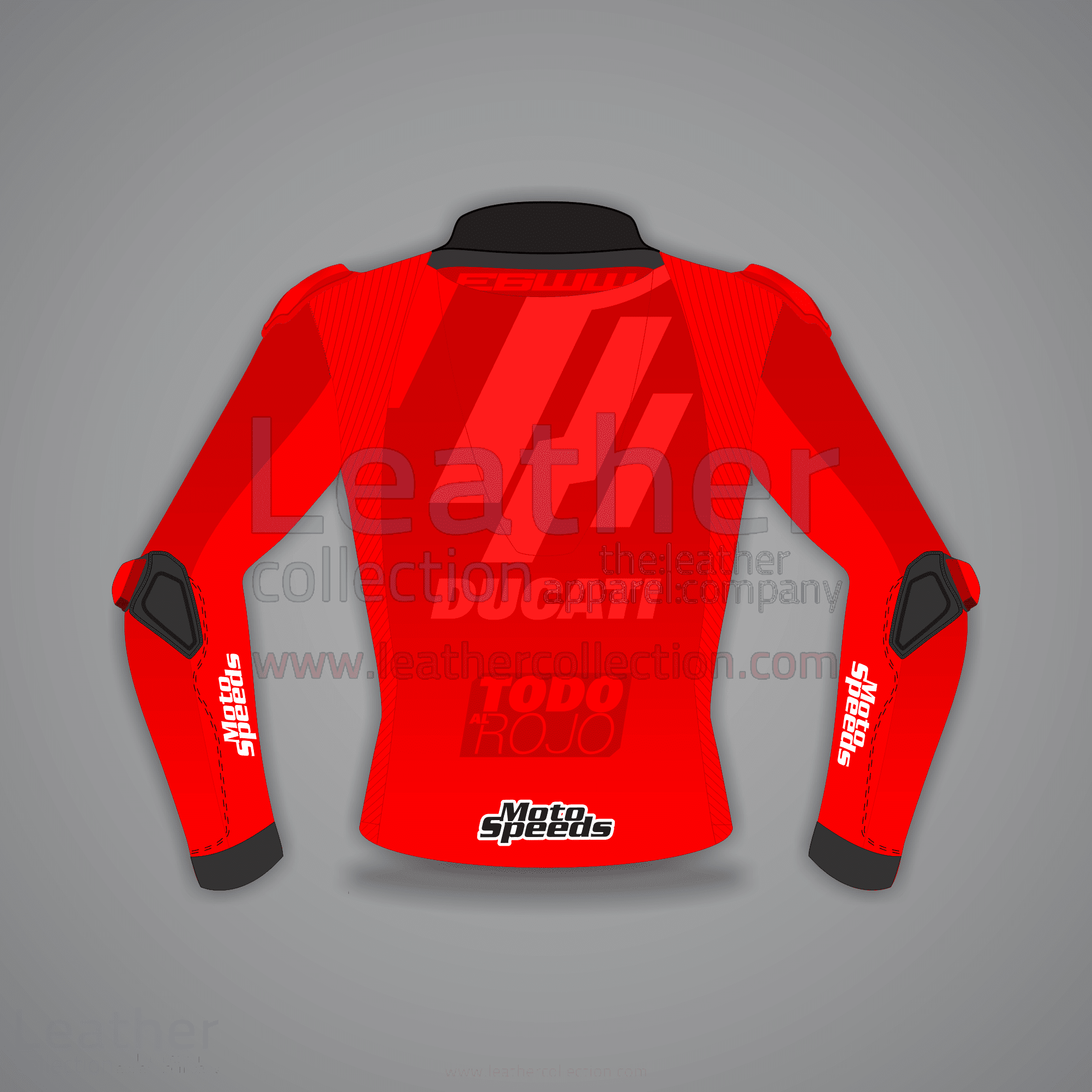 Marc Marquez red moto jacket - Leather Jacket | Buy Online