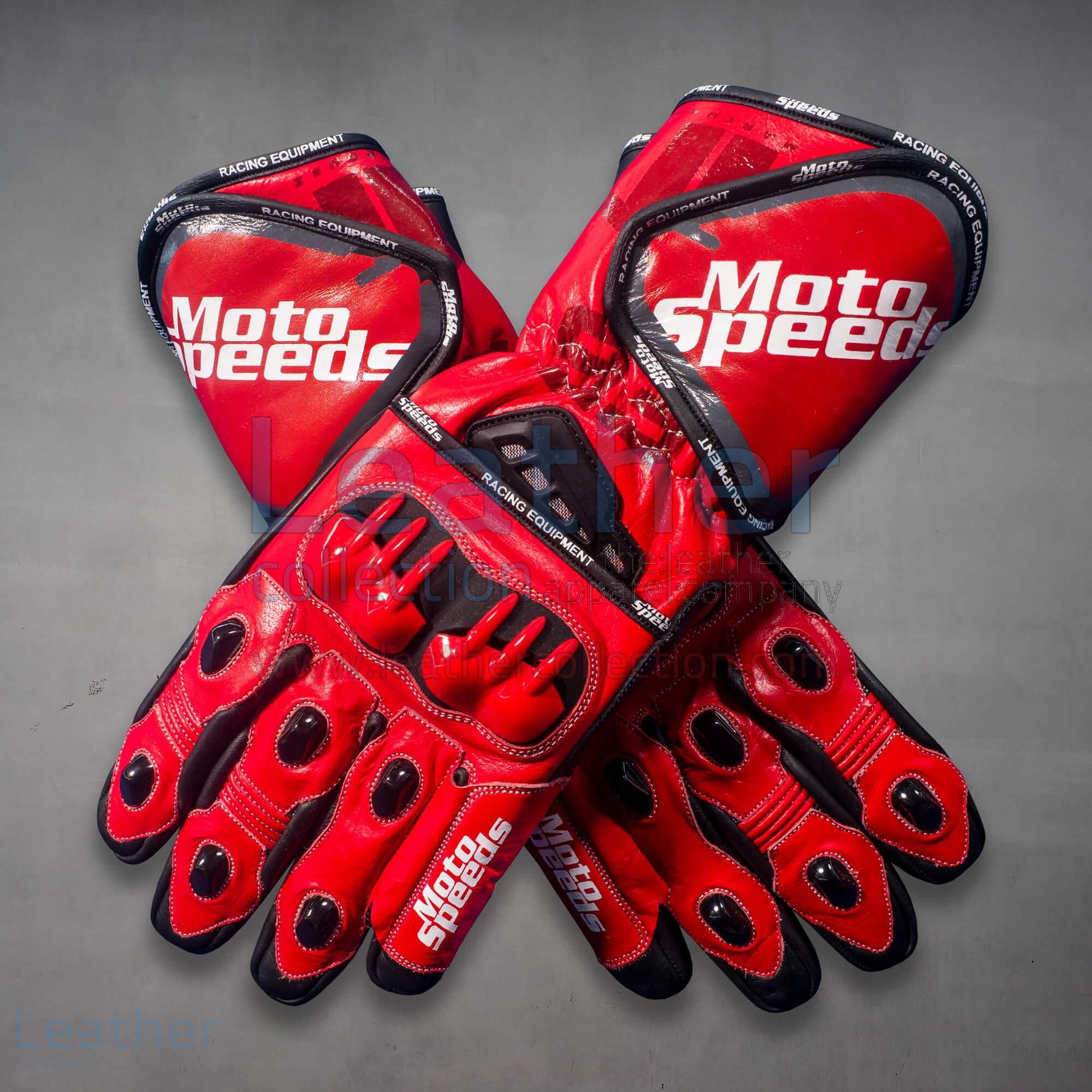 Marc Marquez red leather motorcycle jacket – MotoGP | Shop